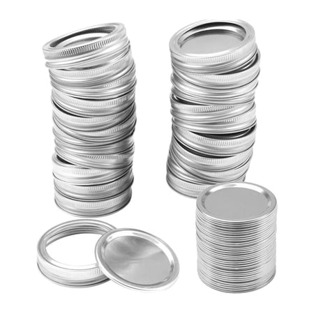 24 Packs Split-Type Jar Lids Rust Pickling Canning Jar Lid 70MM ...