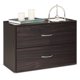 Costway 2-Drawer Dresser Stackable Horizontal Storage Organizer w ...