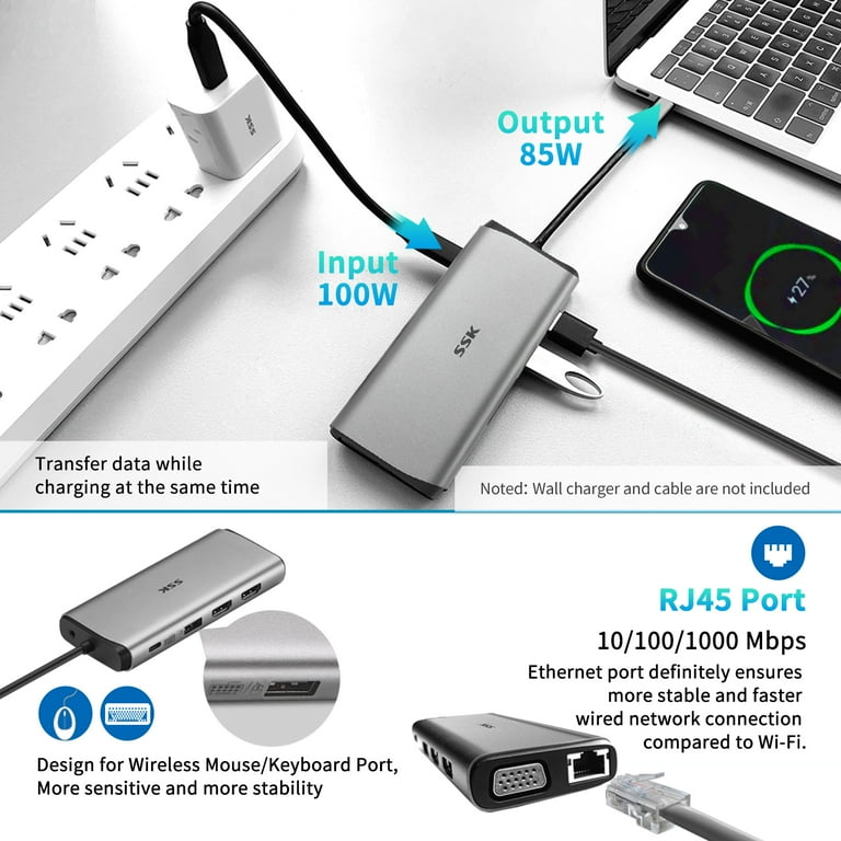 Dell USB-C Dock Dell Pro Smart Dock SD25 - USB-C Station With 130W ...