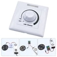 86 Type Wall Light LED Dimmer Switches Rotary Knob Dimmer Switches 12V ...