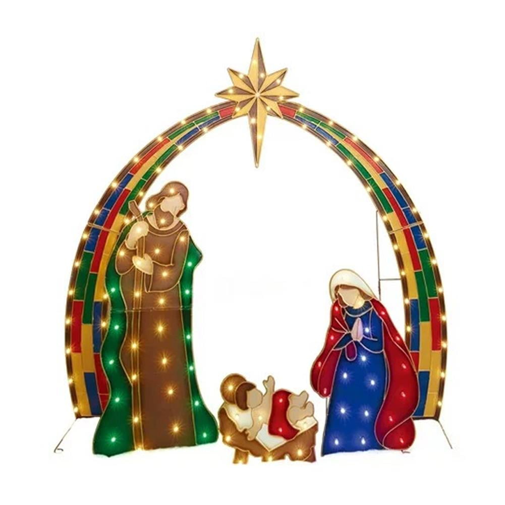 Click here for Uoyott Lighted Nativity Scene For Christmas Decora... prices