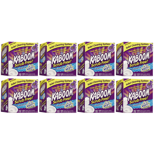 Kaboom Scrub Free! Continuous Clean Toilet Cleaning 8CT System ...