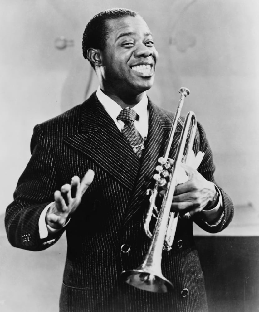 Louis Armstrong (1901-1971) History (24 x 36) - Walmart.com - Walmart.com