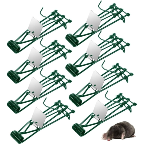 GopherHawk Mole Eliminator, Gopher Trapping Set, Includes Wedge & Probe ...