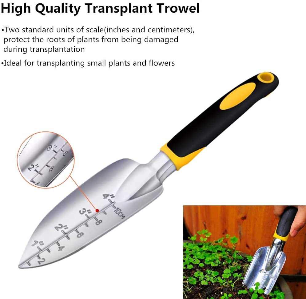 Buy Garden Tool Set - 3 Piece Aluminum Heavy Duty Gardening Hand Tools ...