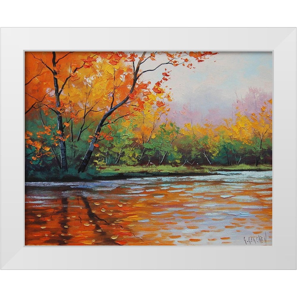 Gercken, Graham 14x12 White Modern Wood Framed Museum Art Print Titled ...