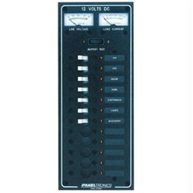 Paneltronics Standard DC 12 Position Breaker Panel w/LEDs [9972220B ...