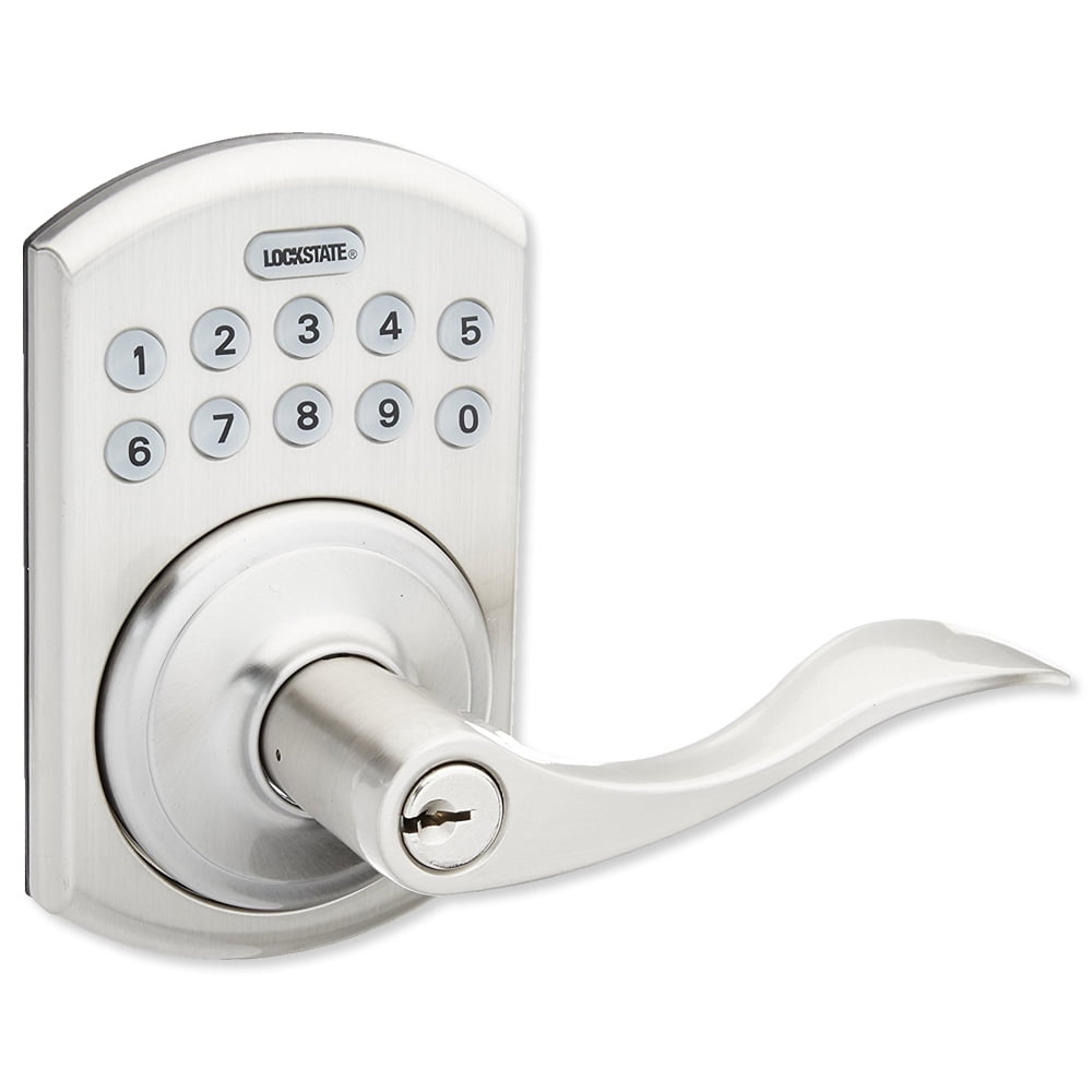 RemoteLock LS-L5i-SN-B RemoteLock 5i-B Wi-Fi Electronic Lever Door Lock ...
