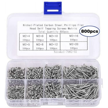 FastenerLine Small Weaver-Oval Head Torx Gun Screws Assortment, 120 ...