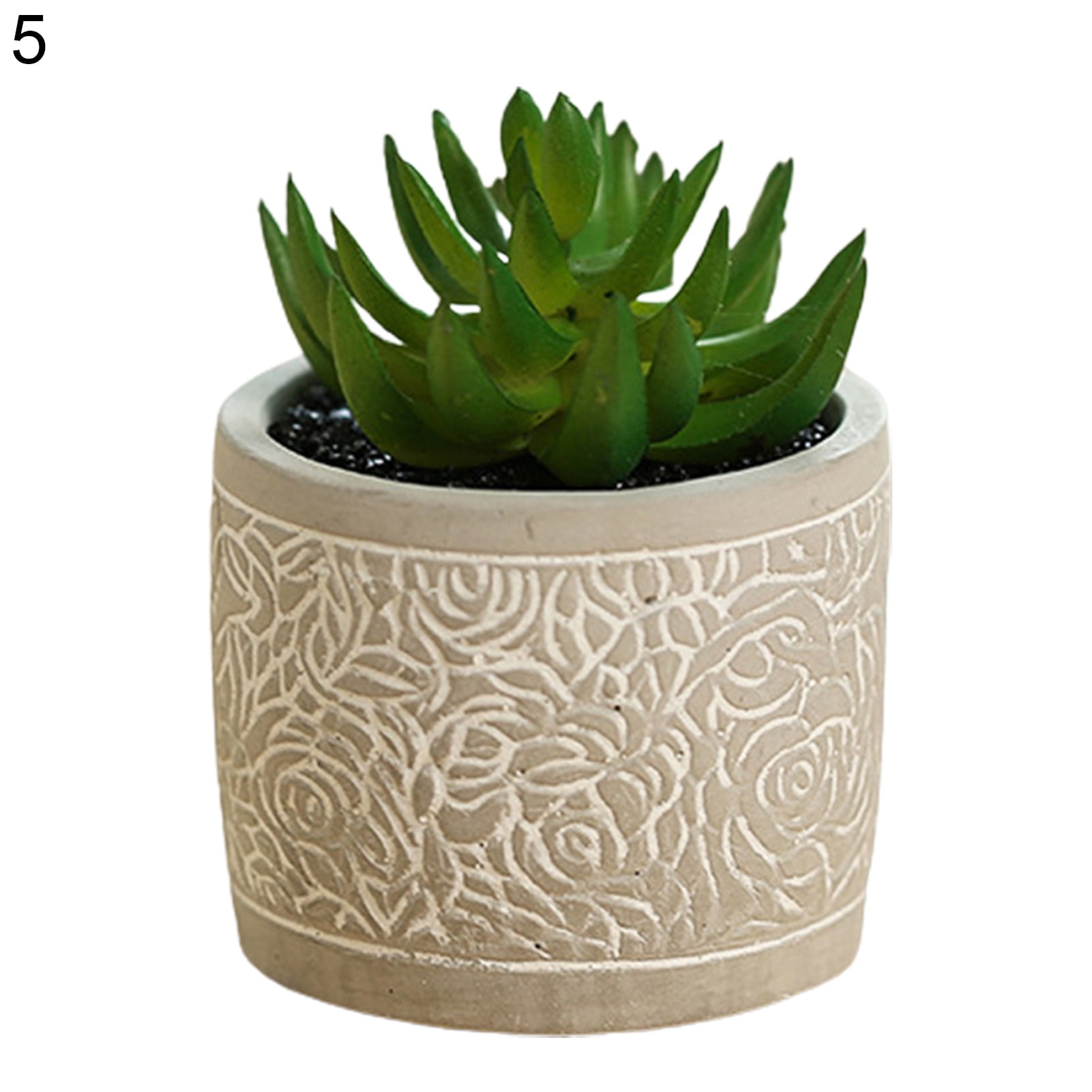 Succulents Plants Artificial Mini Fake Succulent, Small Faux Potted ...