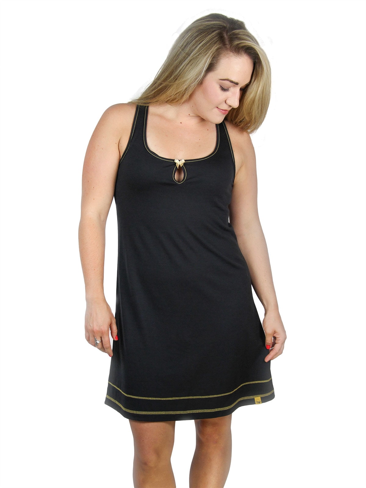 Chill Angel Merino Nighty Night Black S - Walmart.com