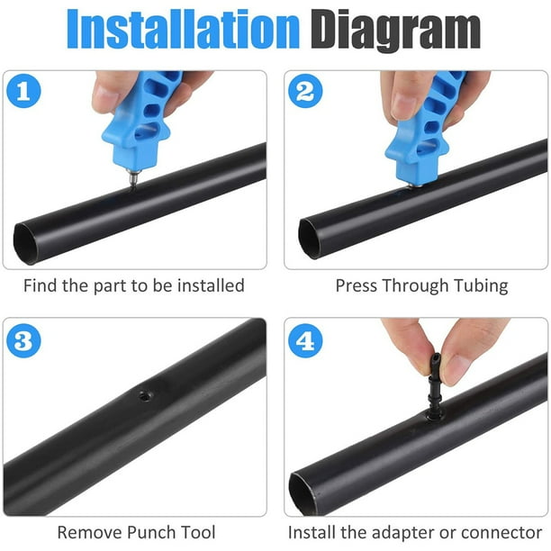 Drip Irrigation Tubing Hole Punch and Fitting Insertion Tool - Walmart.ca