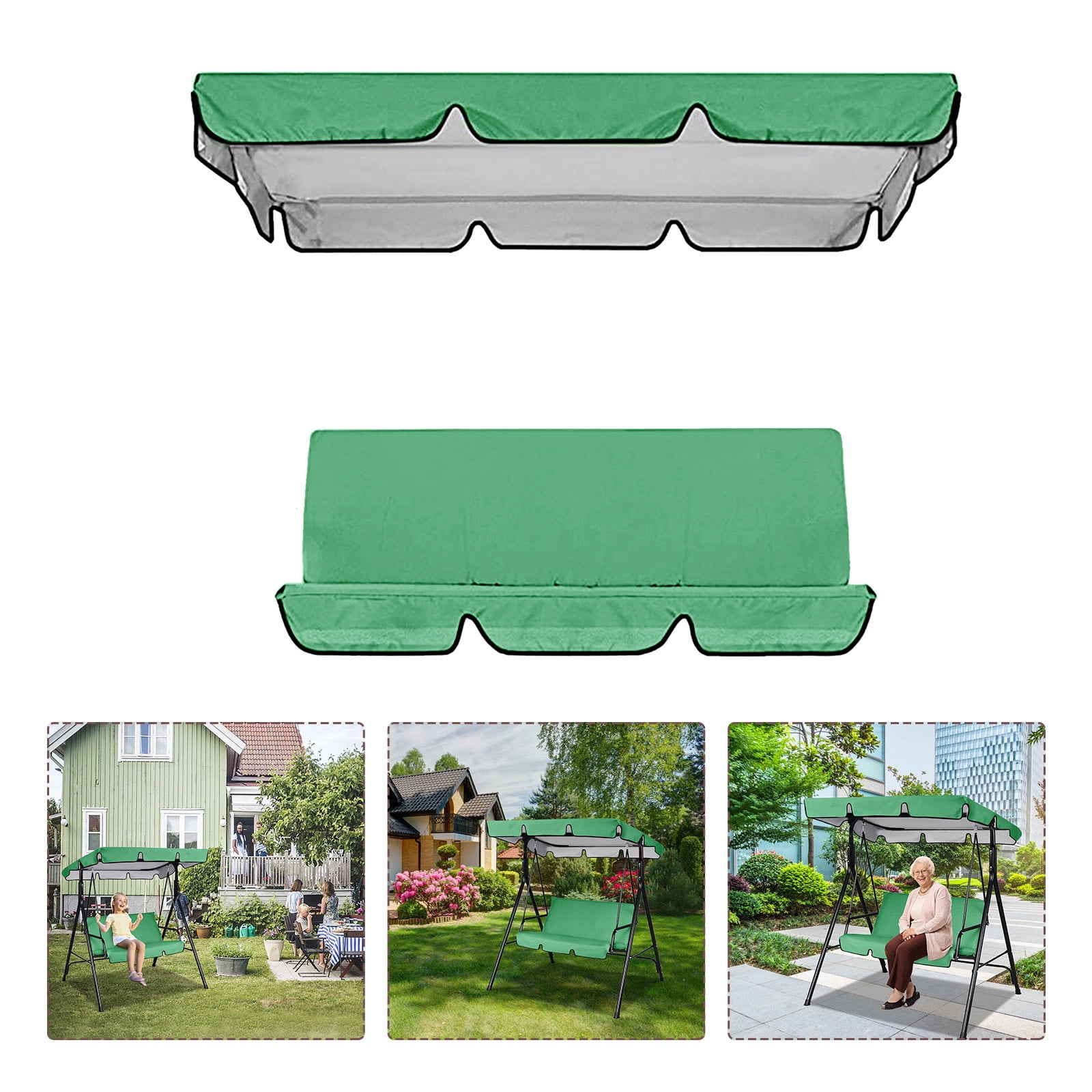 Buy TOYFUNNY Outdoor courtyard swing ceiling cover awning replacement ...