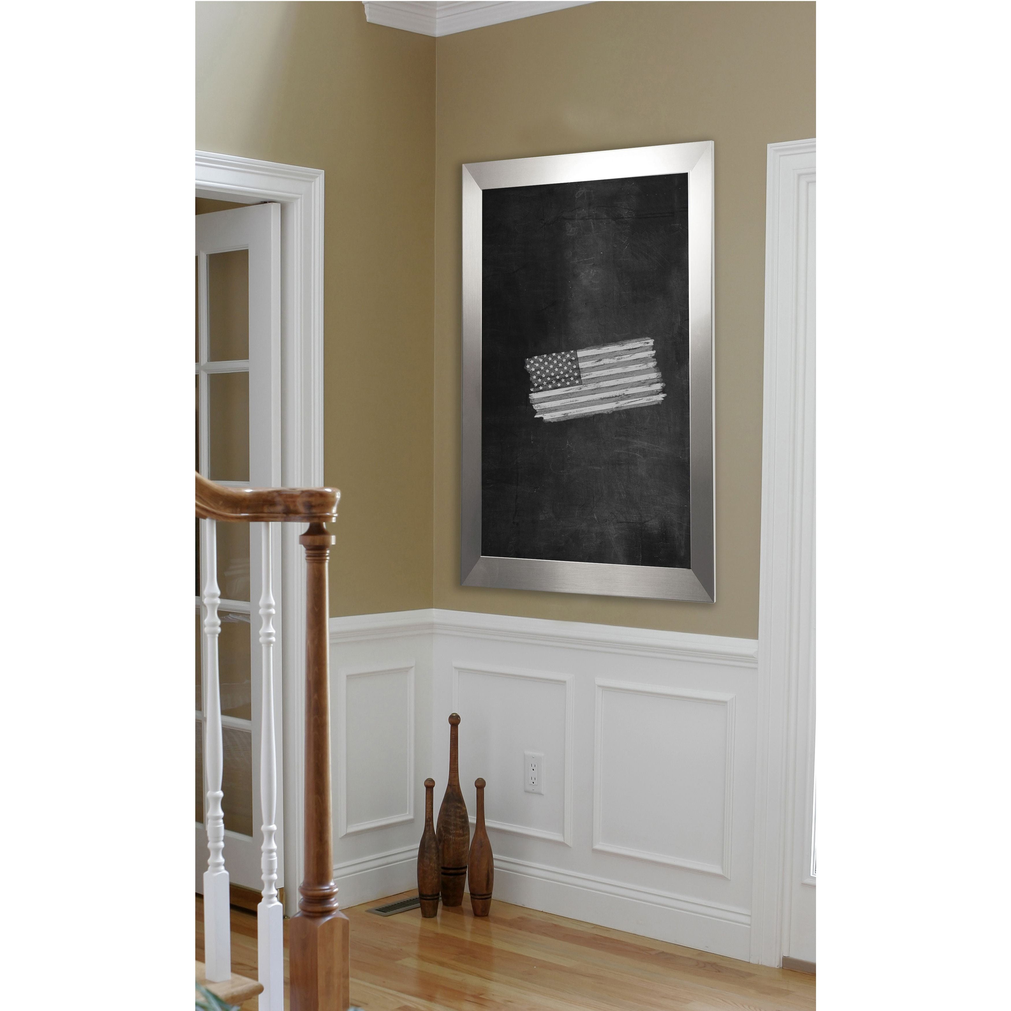 American Made Rayne Silver Wide Blackboard/Chalkboard - Walmart.com