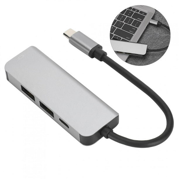 Adaptador multipuerto tipo C, estación de acoplamiento USB‑C US C 4 en 1 Estación de ...