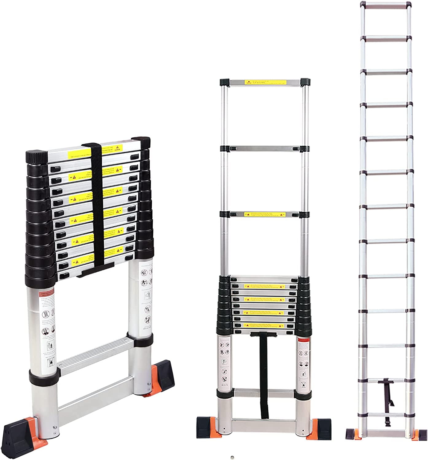 REDCAMP 8.5 FT Aluminum Telescoping Ladder, Lightweight Extension ...