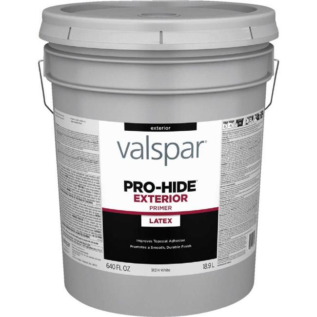 Valspar 028.0091314.008 5 gal Pro-Hide White Exterior Primer - Walmart.com