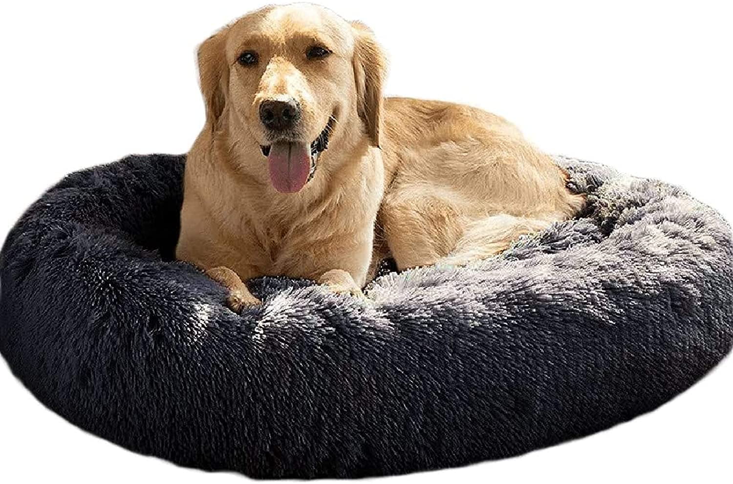 Warm and Fluffy Extra Large Dog Bed, The Washable Round Super Large ...