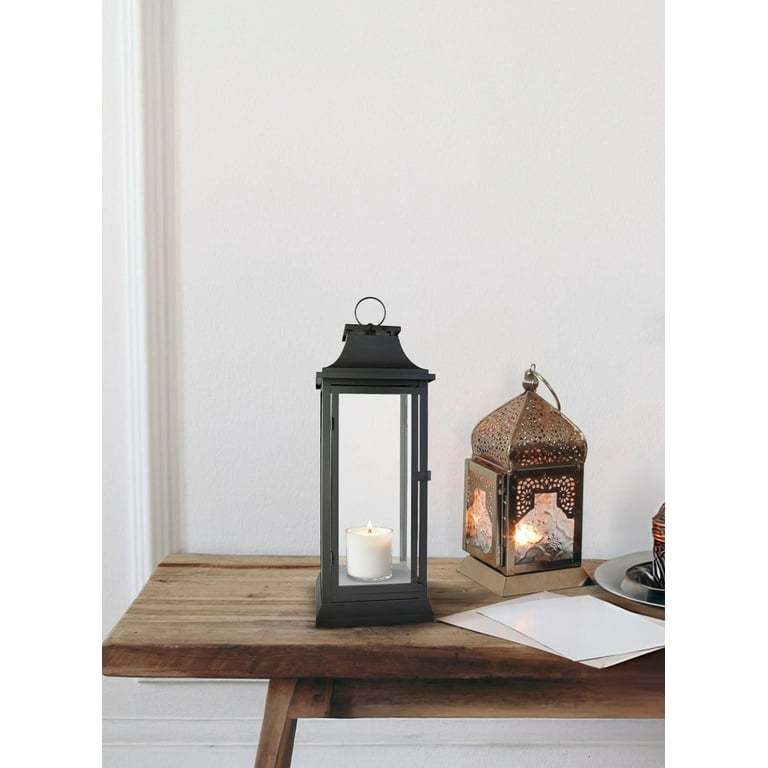 Indoor Table Top Lanterns Tabletop Glass Fireplace, Unique Gift! 2
