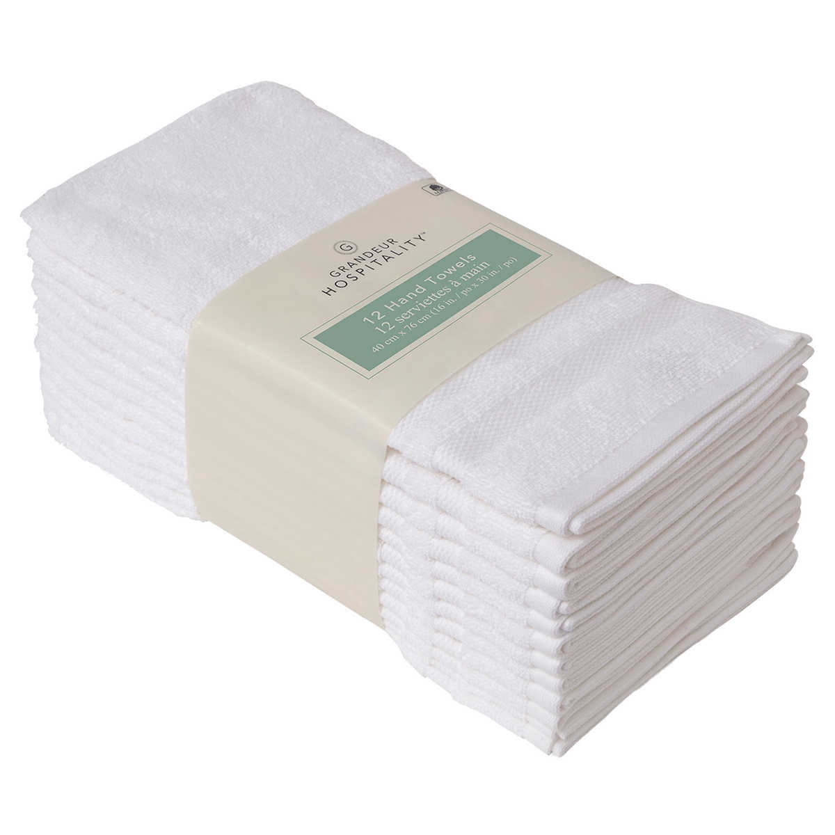 Click here for Grandeur Hospitality Hand Towels  12-Pack 33cm X 3... prices