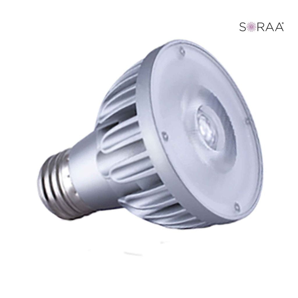 Soraa 777272 SP20-11-60D-940-03 Vivid PAR20 10.8W 4000K 60 Degree LED ...