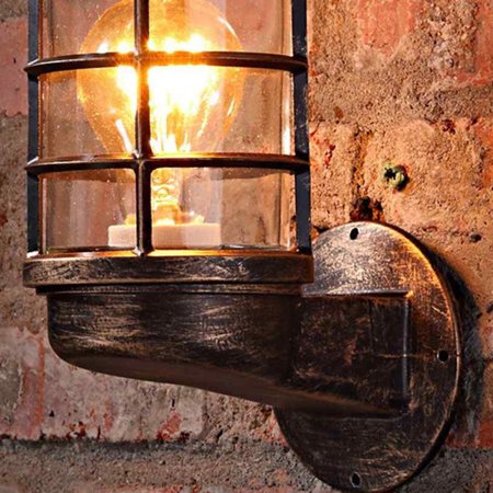 Megalia Vintage Wall Light Cage Guard Sconce Loft Lights Unique Wall ...