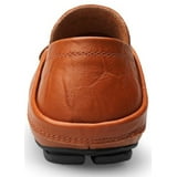 Go Tour Men's Premium Genuine Hand-made Leather Casual Slip on Loafers ...