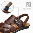 Men's Open Toe Arch Support Strap Water Sandals, Outdoor Hiking Sandals ...