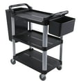 Free Shipping! Winco USA 3-Tier Utility Cart with Storage Shelves ...