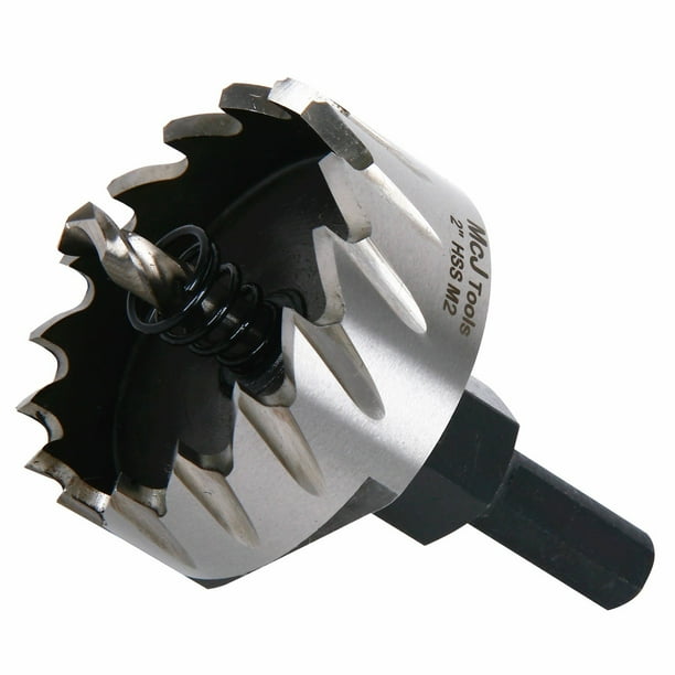 McJ Tools 2 Inch HSS M2 Drill Bit Hole Saw for Metal, Steel, Iron ...