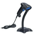 Barcode Scanner Handheld Usb 1d Wired Barcode Reader With Stand For Pos System Induction Shop