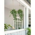 2Pcs 26" Plants Artificial Hanging Plants Fake Greenery Faux Wandering ...
