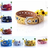 Kids Cute Hollow Flower Casual Belts for Girls and Boys 0.9" Width ...