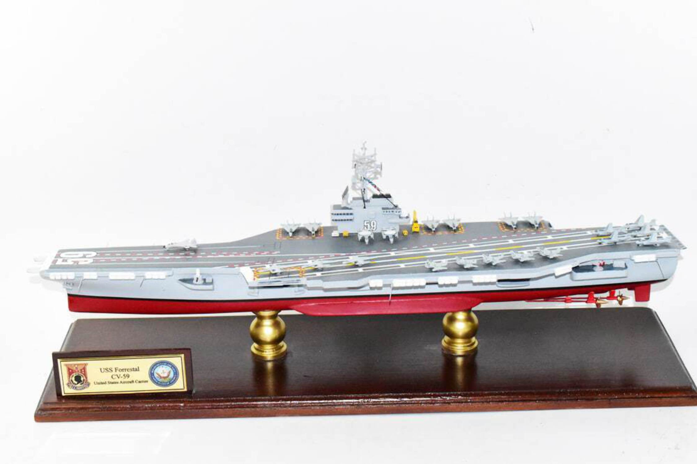 USS Forrestal CV-59 Aircraft Carrier Model,Navy,Scale Model,Forrestal ...