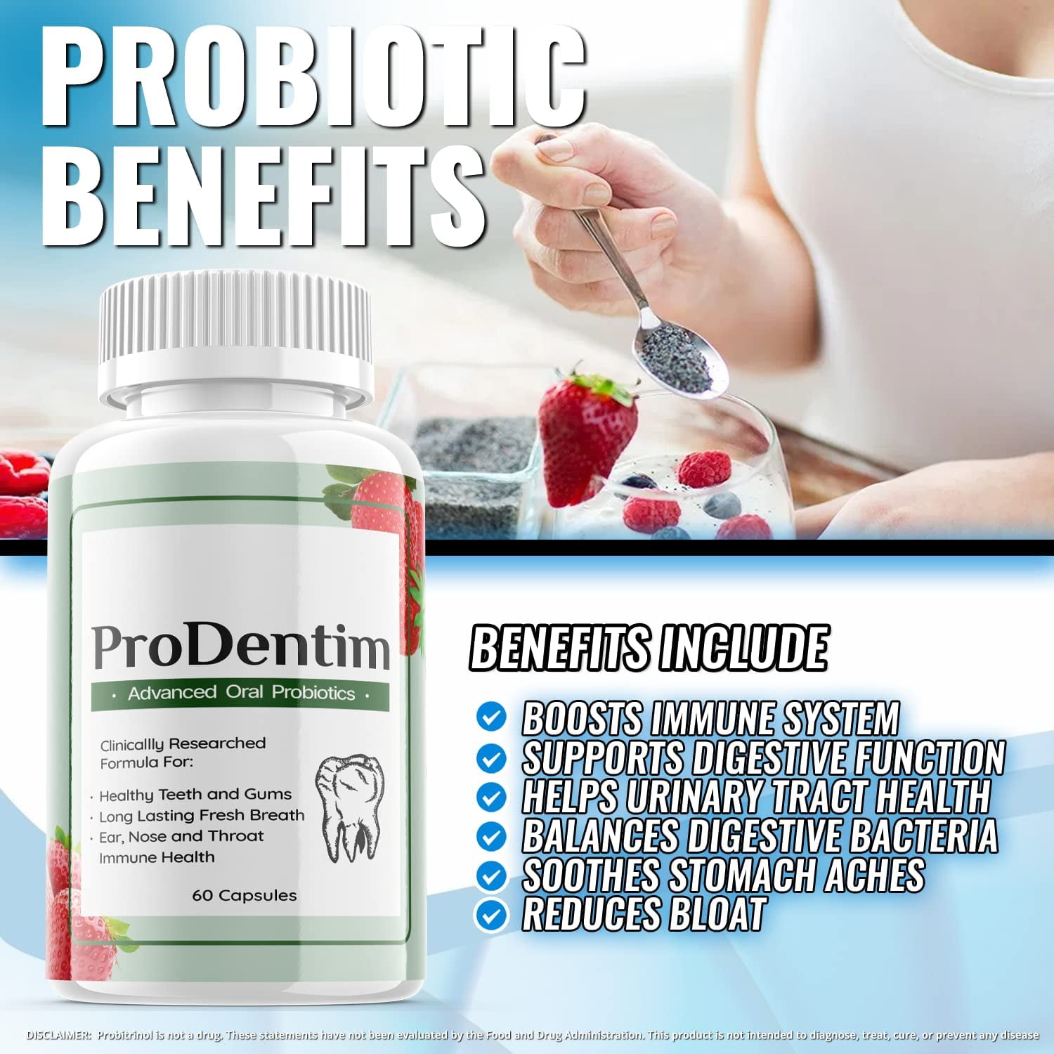 Buy 1 Pack) ProDentim - Advanced Oral Probiotics Formula for Healthy ...