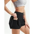 Cadmus 2 in 1 Women's Workout Shorts for Athletic Gym Running Shorts ...