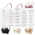 Bosfbaoi Plus Size Luxury Satin Lace Back Bralette, V-Neck Adjustable ...