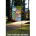 Toland Home Garden Owl Family Bird Owl Flag Double Sided 12x18 Inch ...