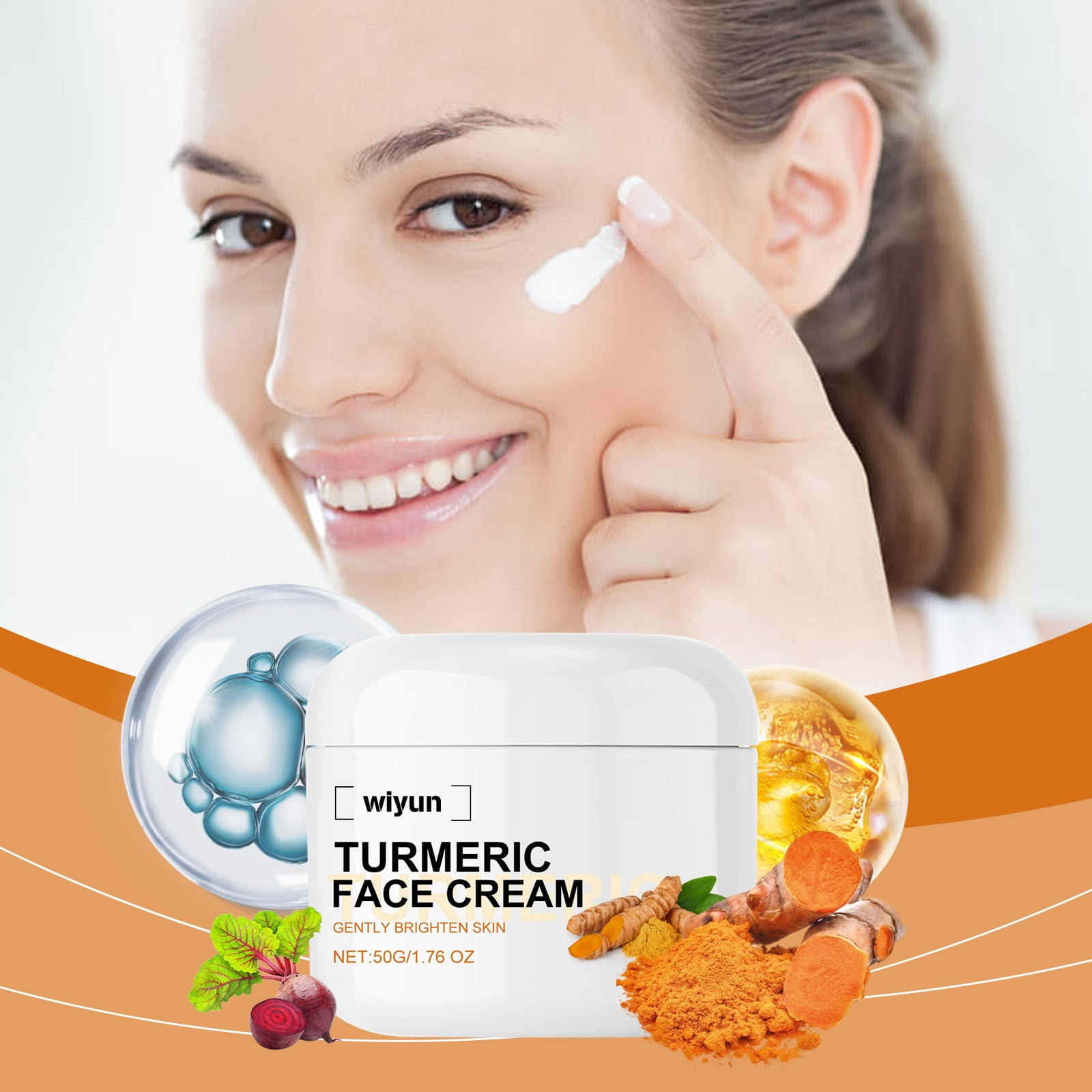 Puntoco Crema facial blanqueadora de cúrcuma Crema facial de cúrcuma ...