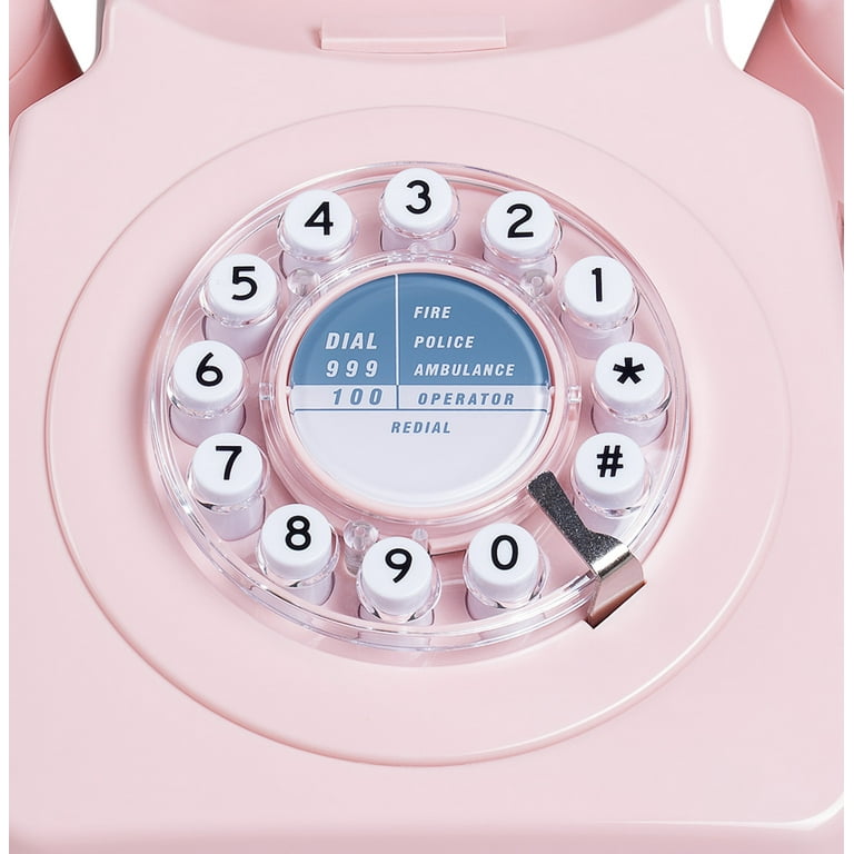 Pink Rotary Dial Telephone