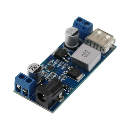 DC 12V 24V to DC 5V 5A Buck Converter Module, 9-36V Step Down to USB 5V ...