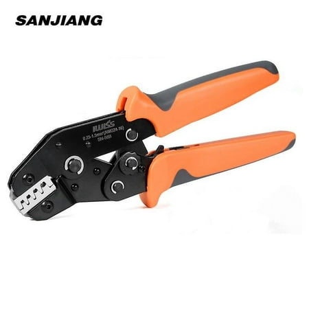 Iwiss Sn-58b Edm Mini Dupont Connector Crimp Tool Crimping Pliers Crimper 0.25-1.5mm2awg24-16 ...