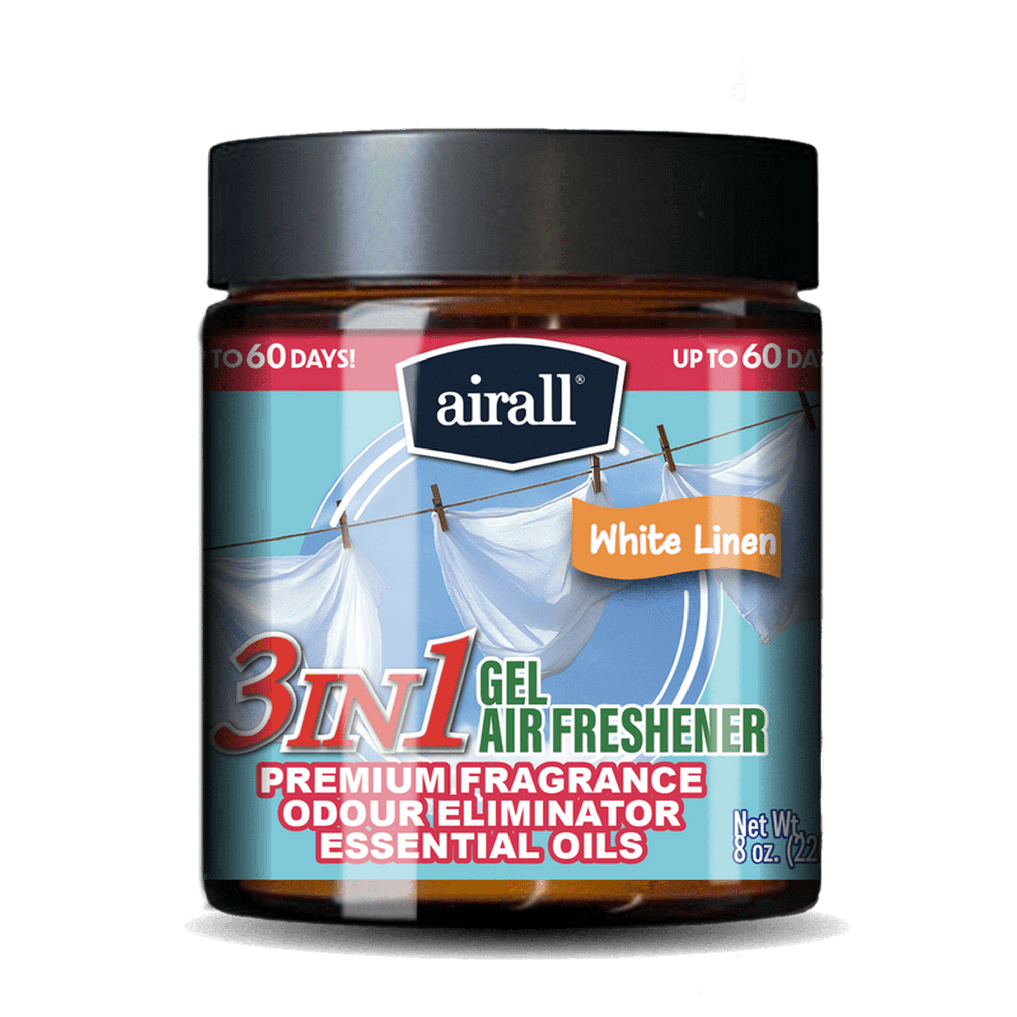 Click here for Airall 3 In 1 Air Freshener Jar White Linen 8 Oz prices