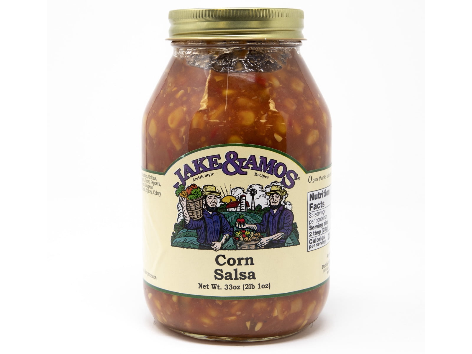 Jake & Amos Corn Salsa, 2-Pack 33 oz. Jars - Walmart.com