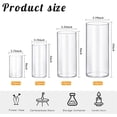 64 Pack Thick Glass Cylinder Vases 4,6,9,12 Inch Tall Clear Flower Vase ...