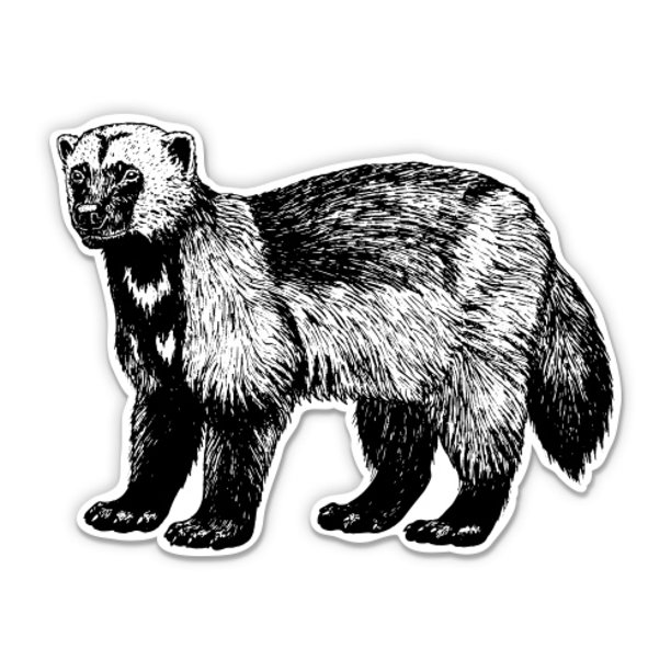 Wolverine - 12" Vinyl Sticker Waterproof Decal - Walmart.com