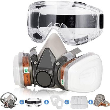 NASUM M301 Half Facepiece Respirator, Reusable Sanding & Painting Mask ...