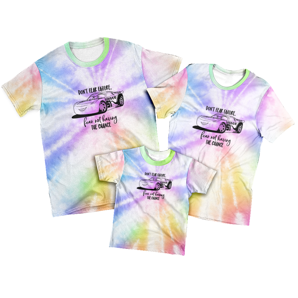 Family Tie Dye Lightning McQueen Family Tshirts Family Vacation Trip ...