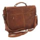 Sharo Soft Leather Laptop and iPad Brief and Messenger Bag - Walmart.com