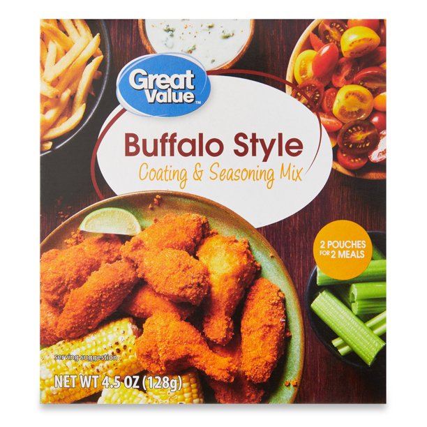 Great Value Buffalo Style Coating & Seasoning Mix, 4.5 oz - Walmart.com